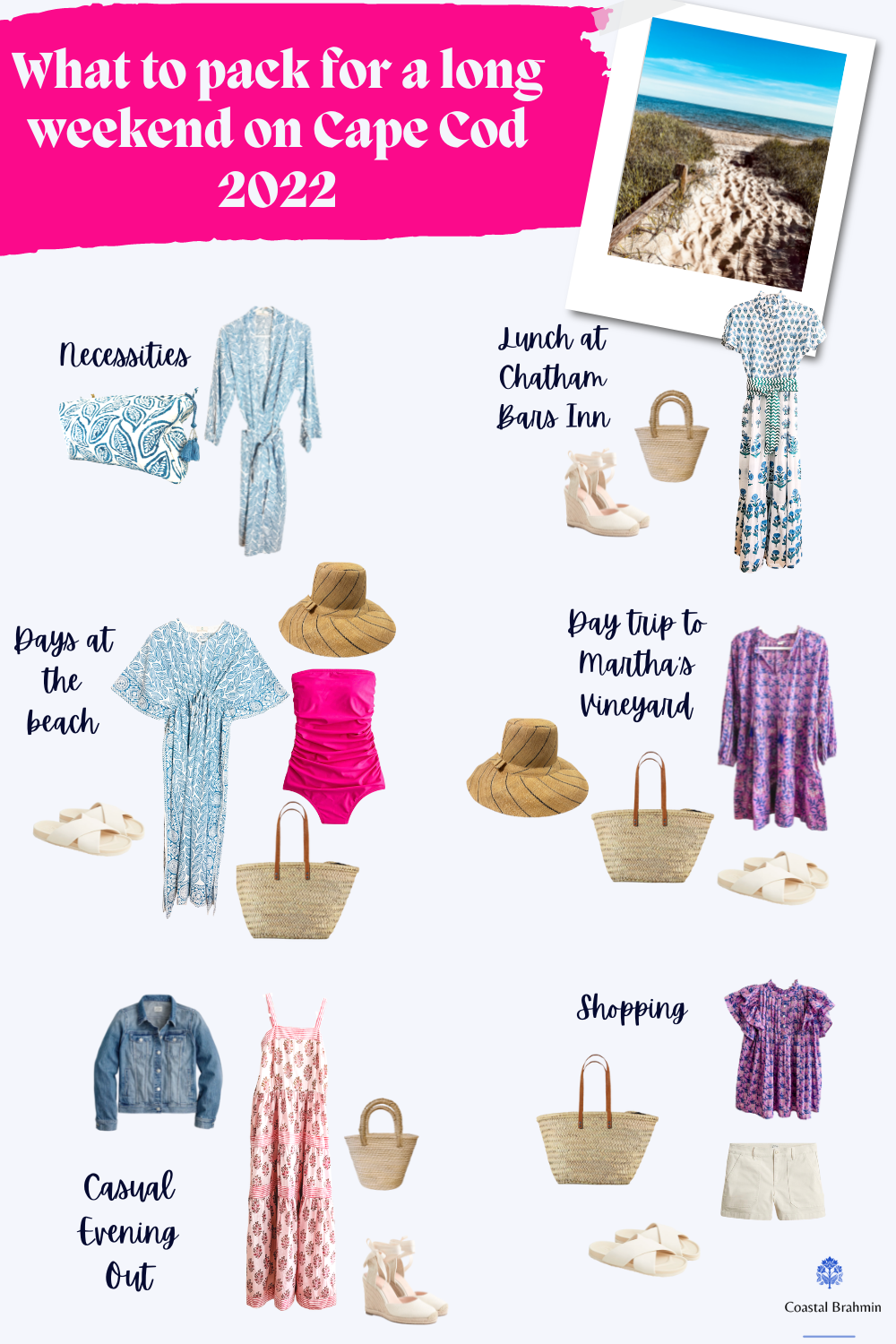 What to Pack for a Long Weekend on Cape Cod 2022 – Cosanila